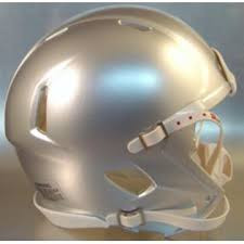 Riddell Speed Blank Mini Football Helmet Shell - Extra Bright Silver