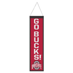 Ohio State Buckeyes Banner Wool 8x32 Heritage Slogan Design - Special ...