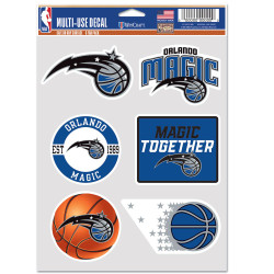 Orlando Magic Decal Multi Use Fan 6 Pack Special Order - Caseys ...