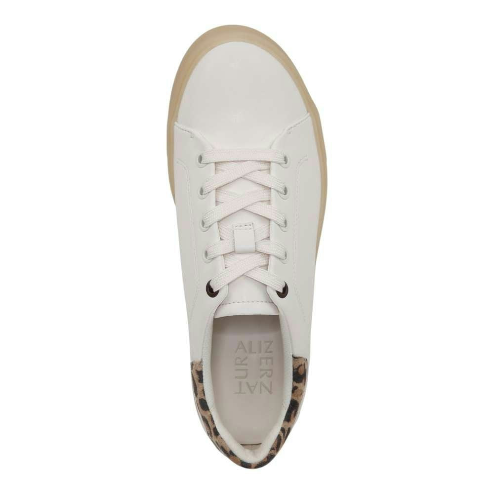 Naturalizer Morrison 3.0 Lace Up Sneaker - Warm White - The DOM