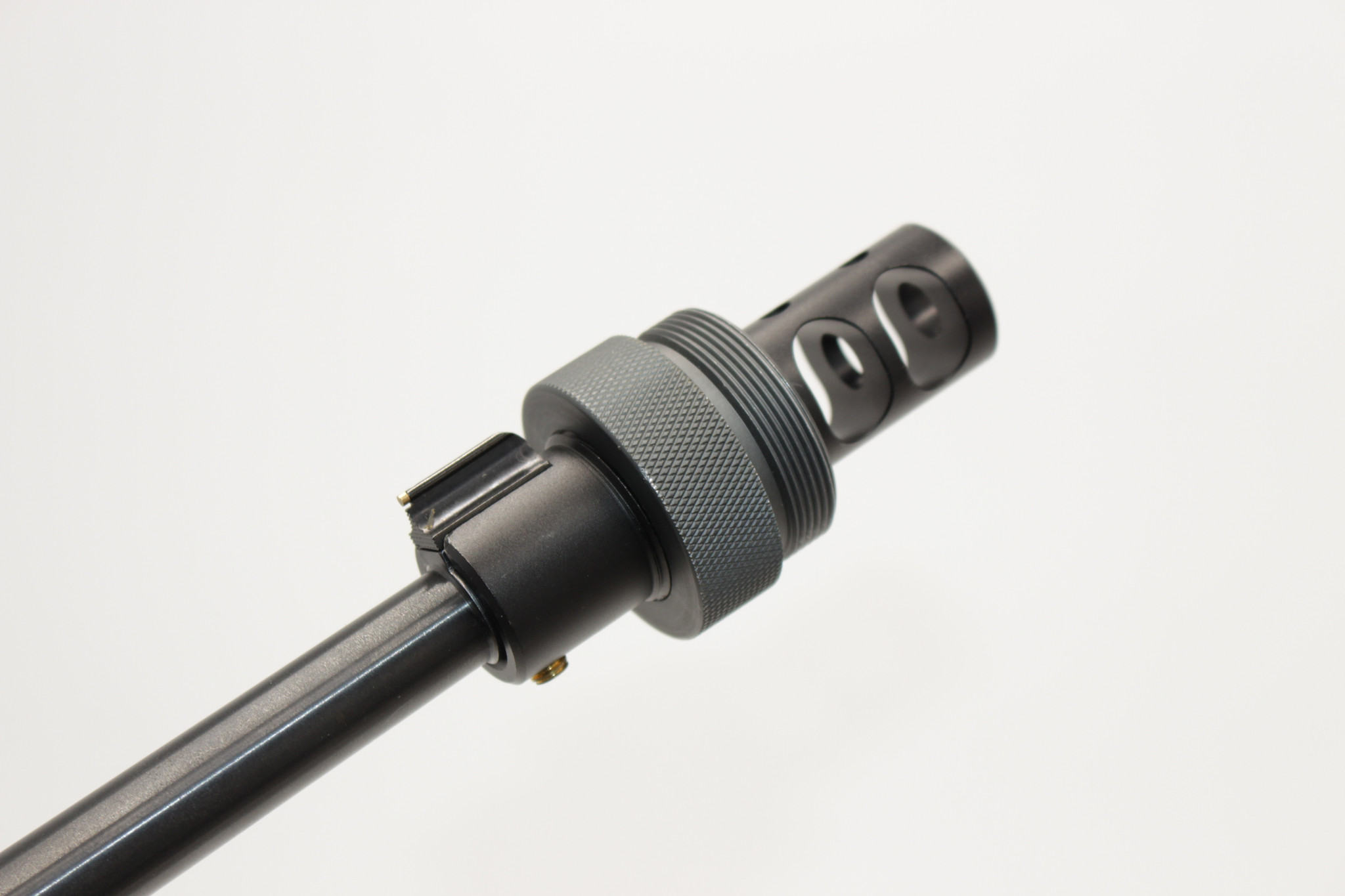 10/22 CLAMP-ON MUZZLE BRAKE WITH 3/4 NPT OUTER THREADING. . - JAGER PMC