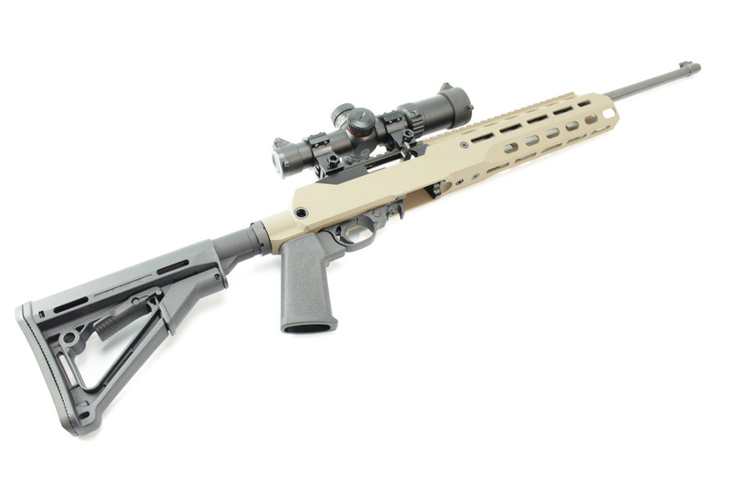 FLAT DARK EARTH CERAKOTE-RUGER 10/22 RIFLE CHASSIS SYSTEM-2-PIECE