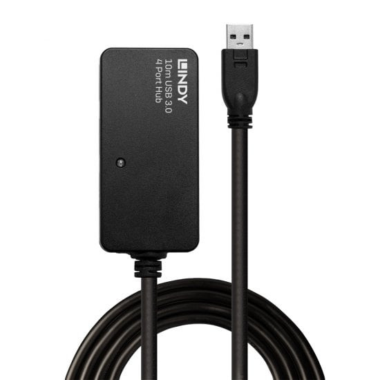 10m USB 3.0 Active Extension Pro 4 Port Hub - The Change Organisation