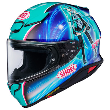 SHOEI RF-1400 Hatsune Miku Helmet - TM Racing Online