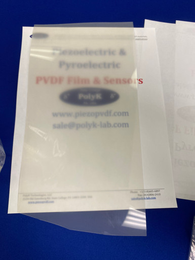 Extruded PVDF Film 20 um to 1000 um for research