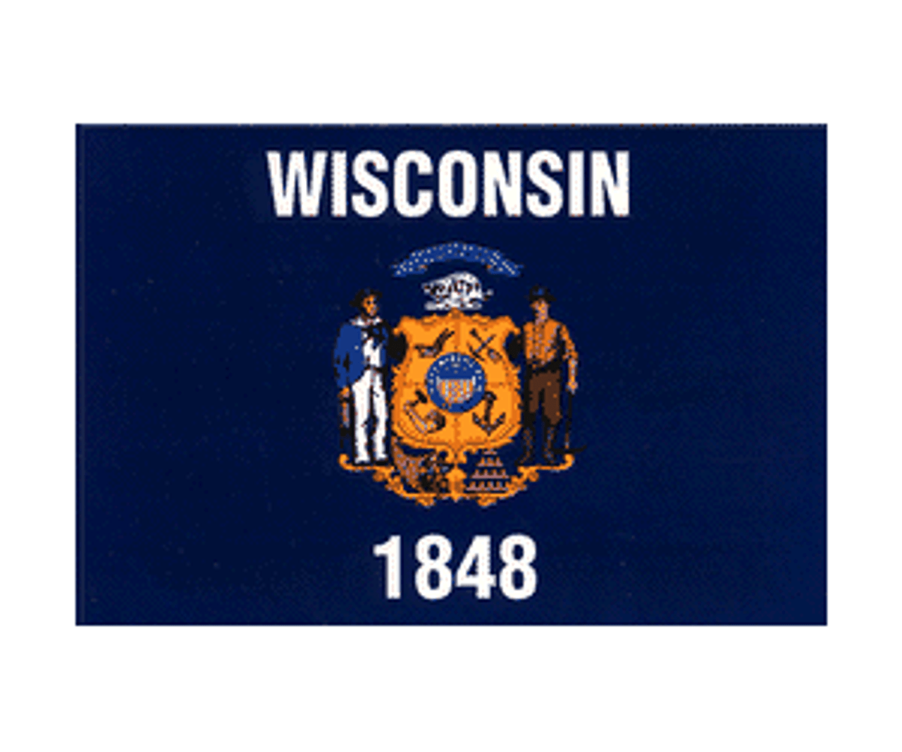 Wisconsin Flag Decal wisconsin-flag-decal