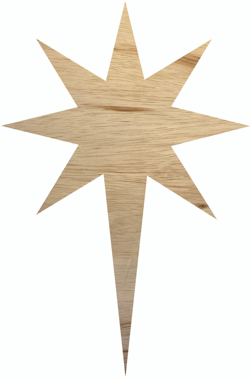 Star of Bethlehem Craft Cutout, Christmas Nativity Scene Shape ...