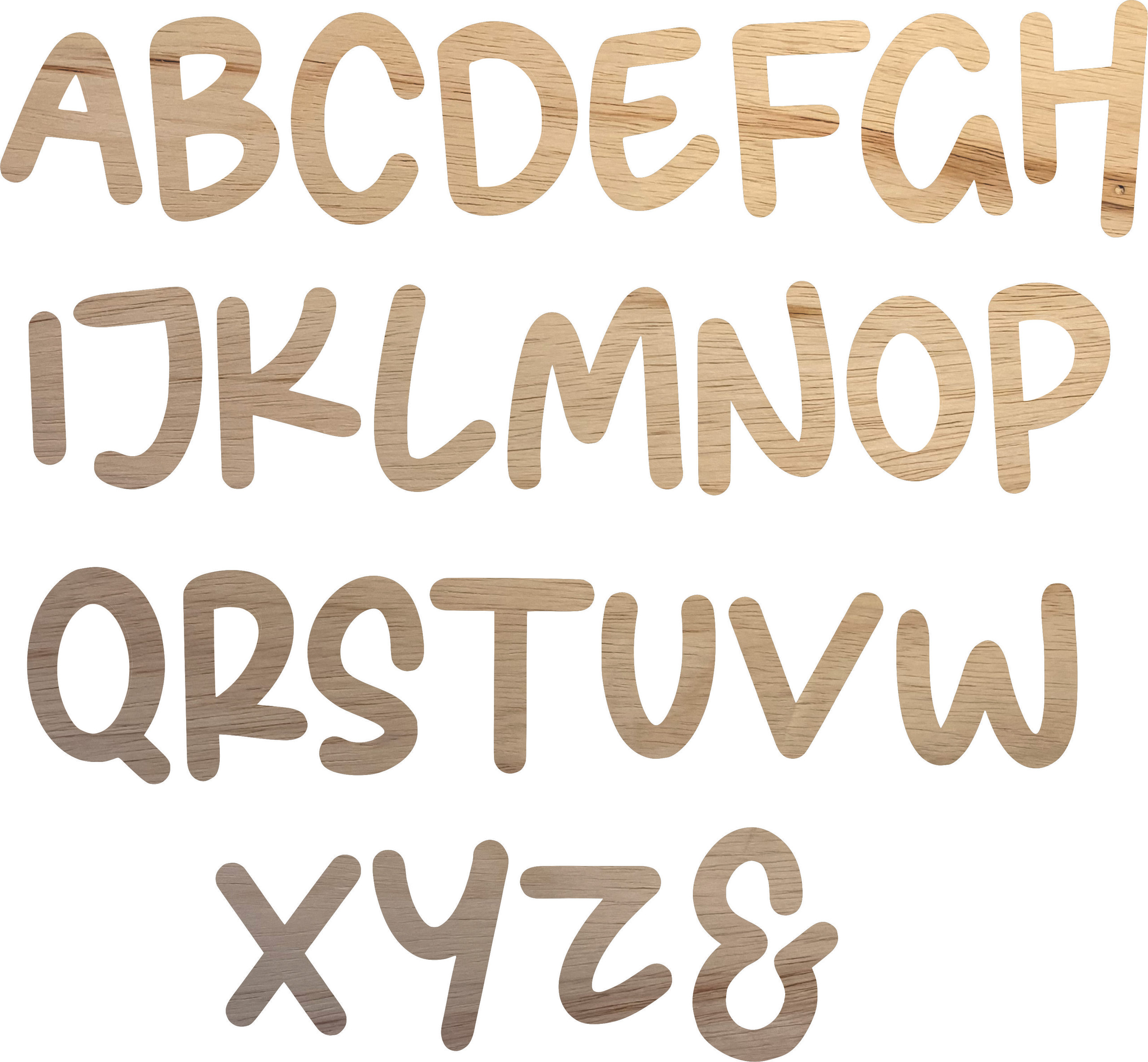 Letters & Words - Wood WORDS & LETTERS - Wooden Letters - Page 1 ...