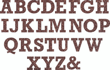 Block Acrylic Letters, Laser Cut Bold Colored Acrylic Letter, Rockwell ...