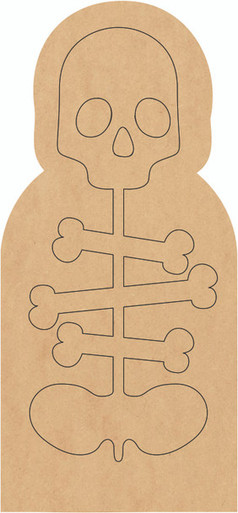 Skeleton Finger Puppet Acrylic Cutout, Craft Halloween Shape - Awesome ...