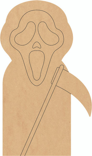 Grim Reaper Acrylic Shape, Halloween Finger Puppet DIY - Awesome Life Craft