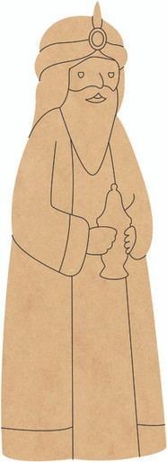 Nativity Scene Wiseman Shape, Acrylic Christmas Craft - Awesome Life Craft