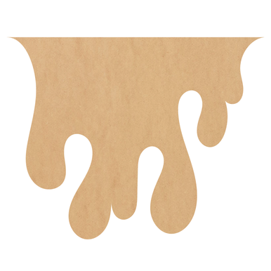 Unfinished Wood Slime Cutout, Halloween Wooden Shape - Awesome Life Craft