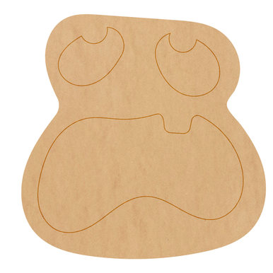 Unfinished Wooden Scary Face Cutout, Creepy Halloween DIY - Awesome ...