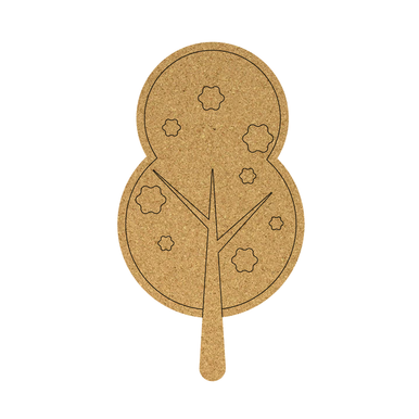 Winter Tree Cork Board Shape, Cork Winter Tree Cutout - Awesome Life Craft