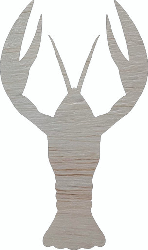 Crawfish Wood Shape, Unfinished Animal Craft, Wood Cutout - Awesome ...