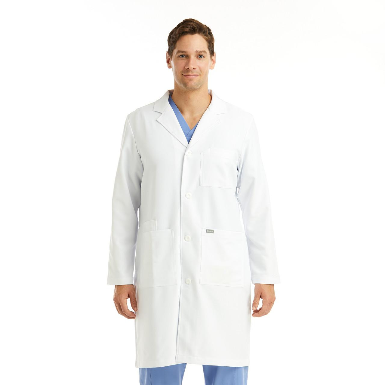Men's Full-Length Lab Coat - Momentum Flexibility