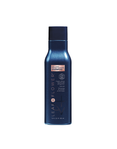Leaf & Flower CBD Damage Correction Shampoo 12oz - Shopmasello.com