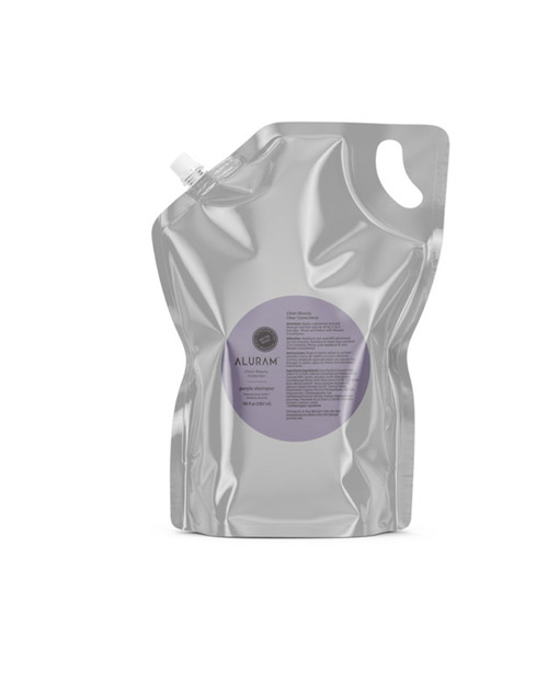 Aluram Purple Shampoo Pouch 100oz Backbar - Shopmasello.com