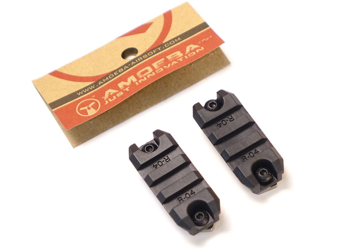 Ares Amoeba 2 Inch M Lok Rail Sections 2 Pack AGL Airsoft Ares Amoeba 2 Inch M Lok Rail Sections 2 Pack AGL Airsoft