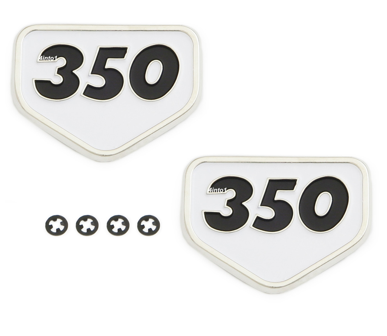 Set of 2 - Side Cover Emblems - Championship White - 87128-310-000A ...