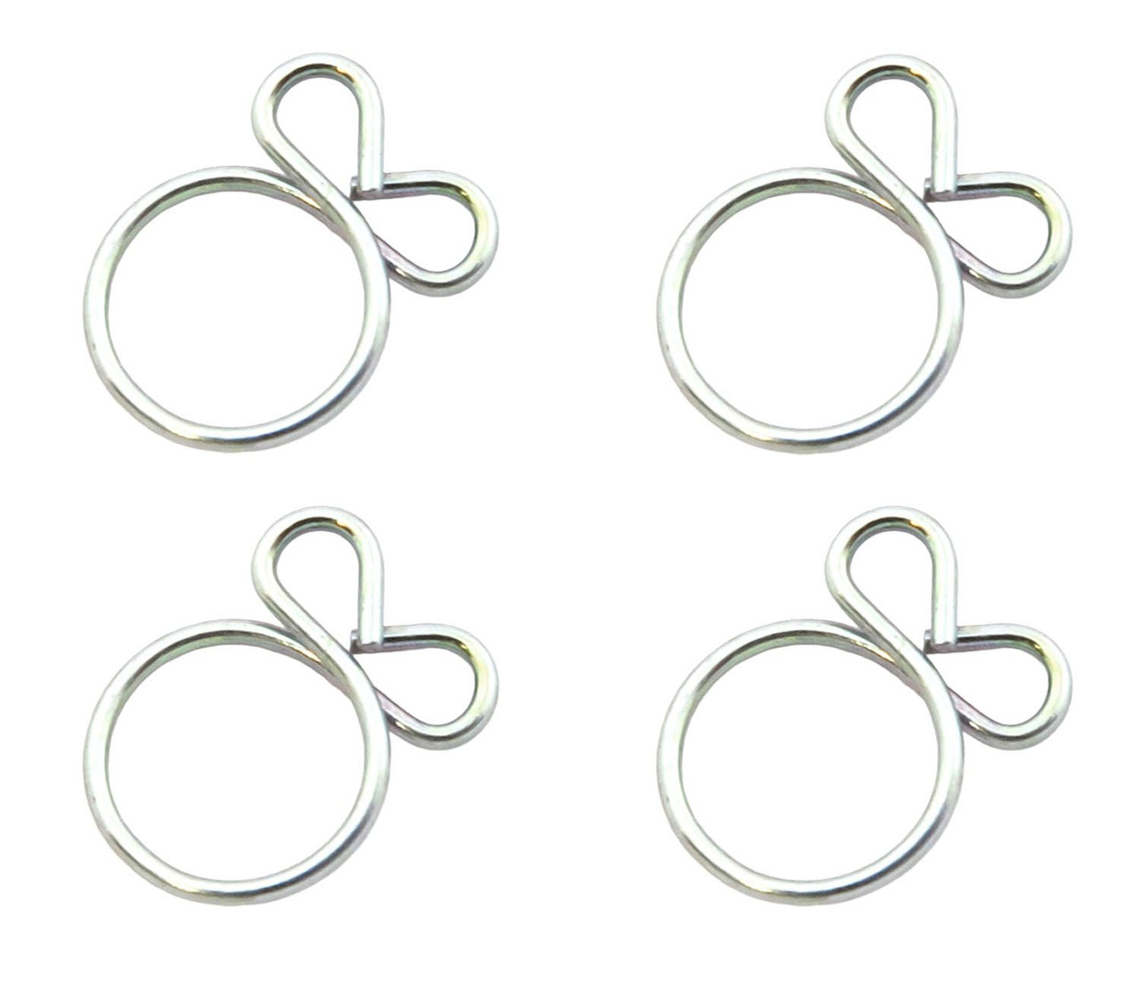 4 Pack Genuine Honda Fuel Line Clips 95002-02080 - 3/16"