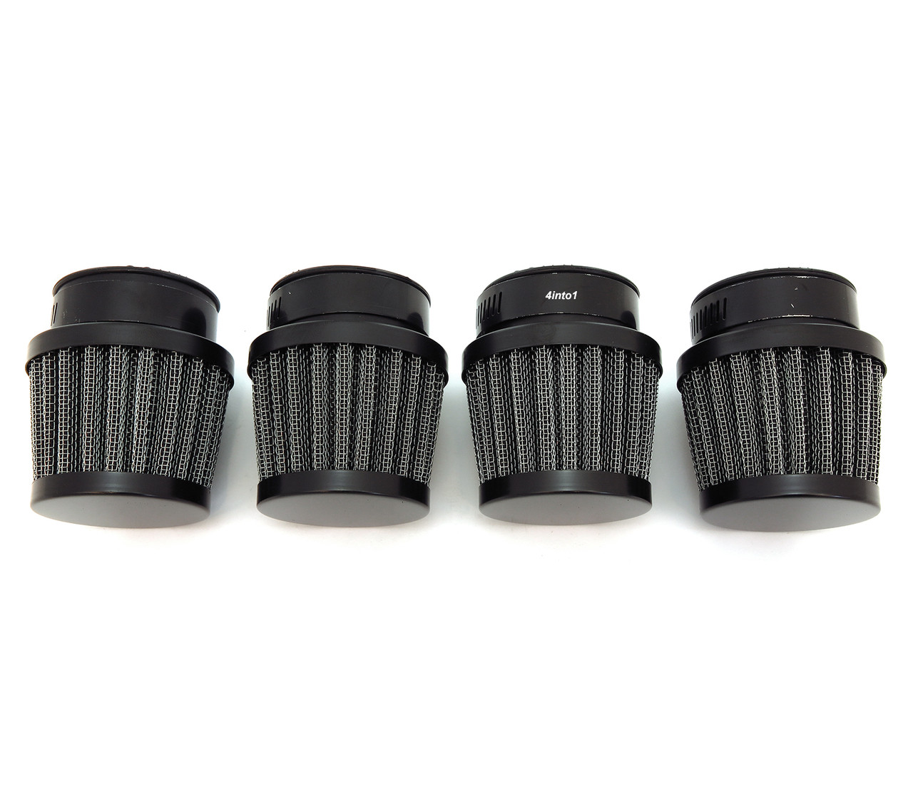 Set of 4 Black Foam Pod Filters - 39mm - Honda CB500 CB550 CB750