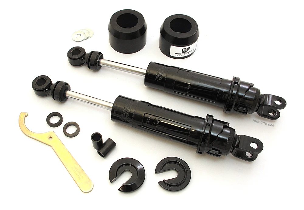 Progressive 12 Series Honda Rear Shocks - Eye / Clevis - 330mm (13")