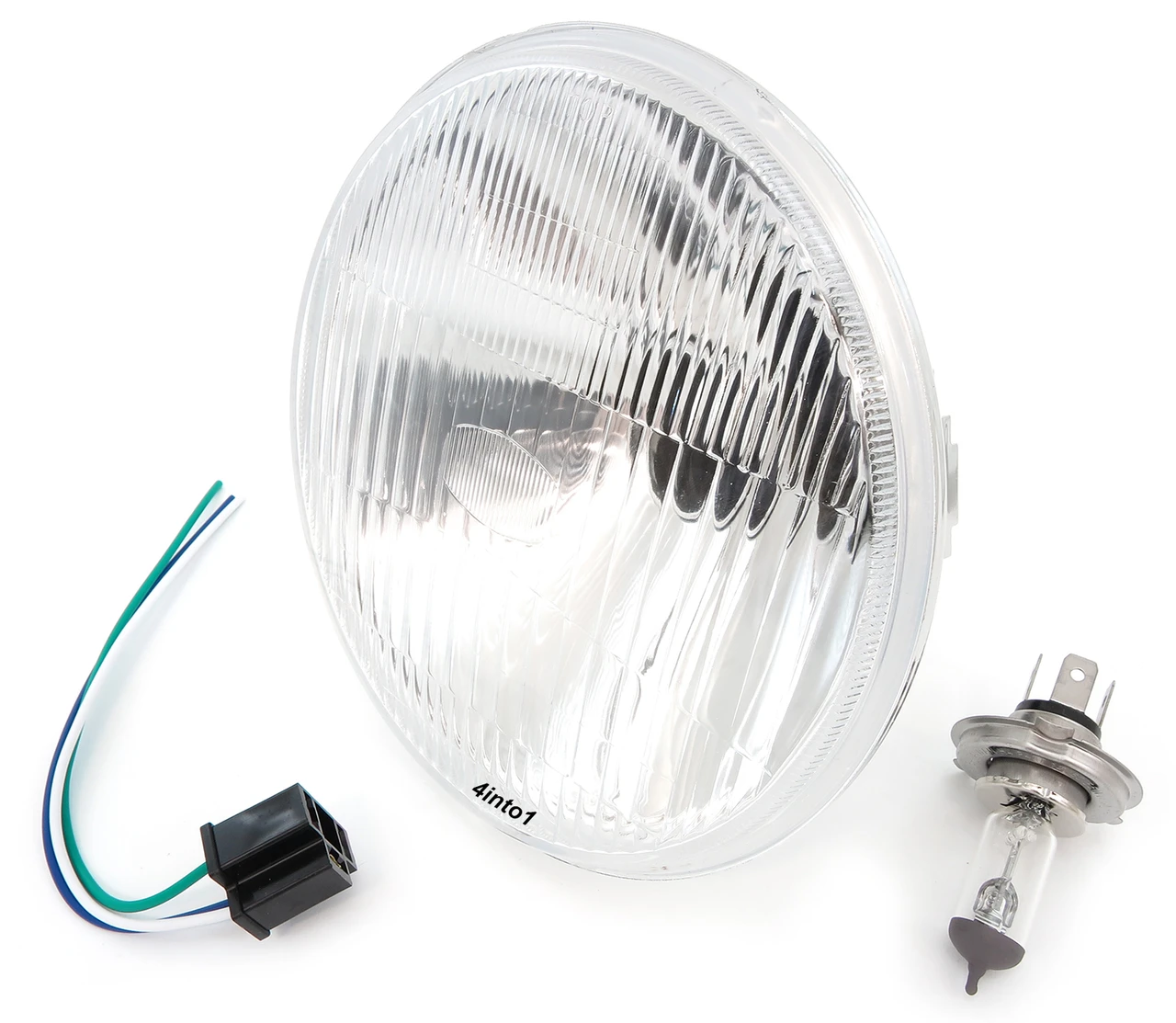 7" Halogen Headlight Assembly - Chrome