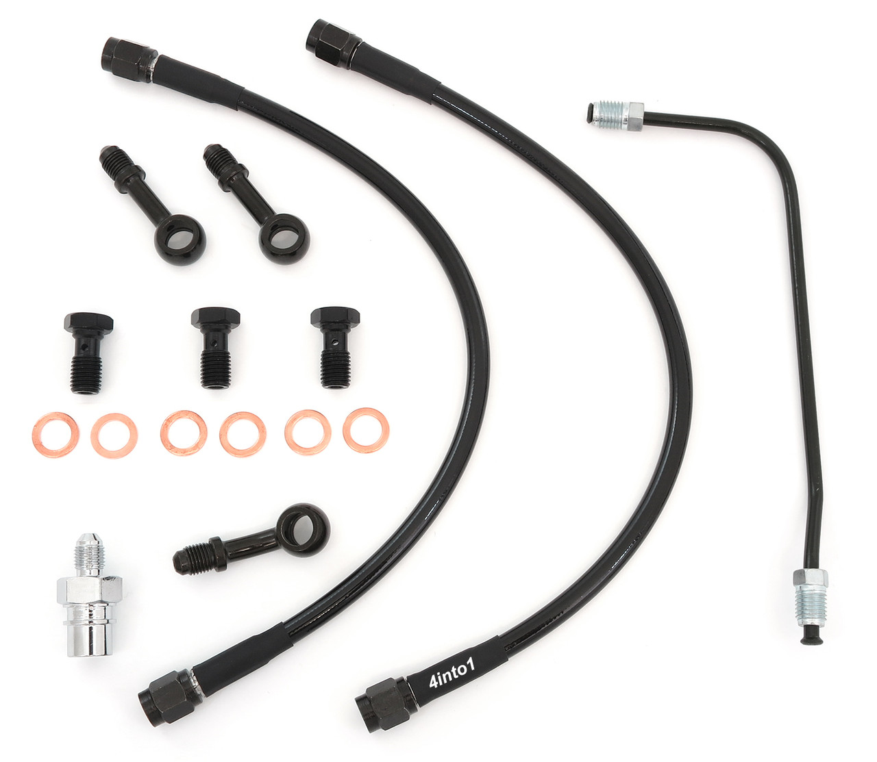 Ultimate Performance Front Brake Kit - Clear Lines - Honda CB450K/500/550