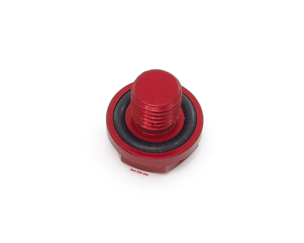 TTR400 - Oil Drain Bolt - Red