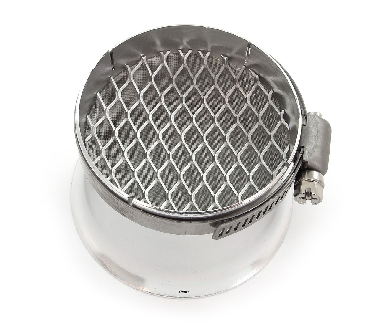 Set of 4 Silver Shorty Velocity Stacks - 54mm - Honda CB650/750/900 ...