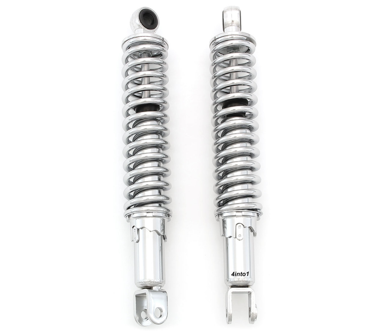 Reproduction Chrome Shocks - Eye / Clevis - 321mm (12 5/8") - Honda CB ...
