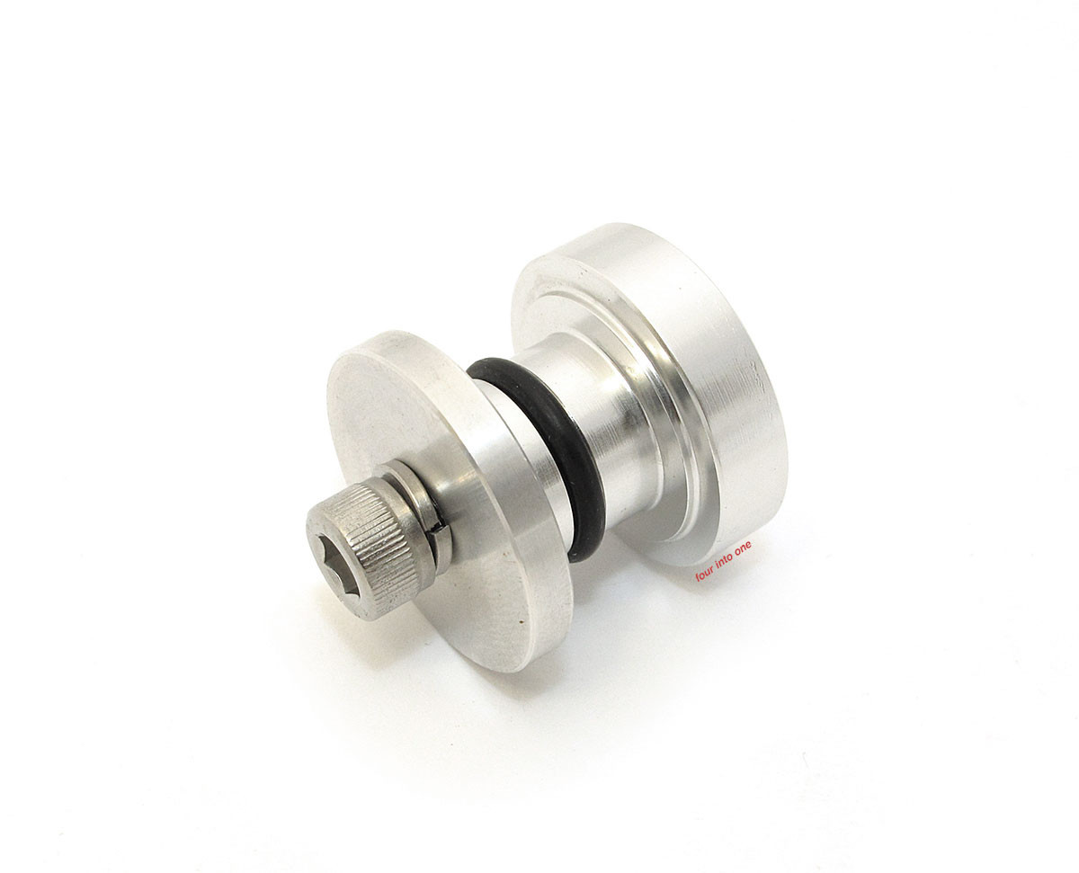 TTR400 Aluminum Kickstarter Blanking Plug - Silver - CB400F