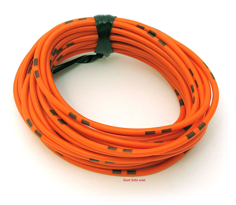 OEM Colored Electrical Wire 13' Roll - Orange