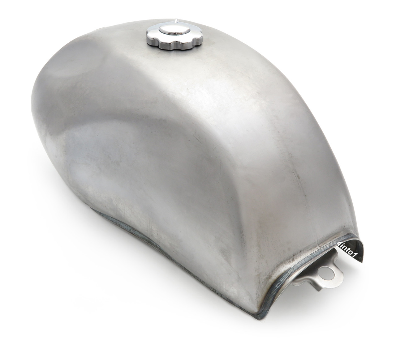The Bodega Cafe Racer Gas Tank - Raw Steel