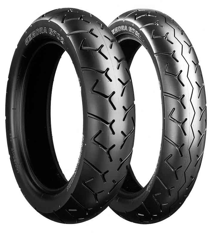 Bridgestone Exedra G701 G702 Tire Set - VT750C Shadow ACE - 1997-2001