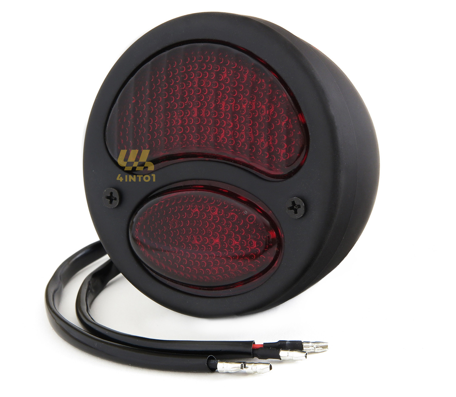 Vintage Model A Style LED Tail Light - Black