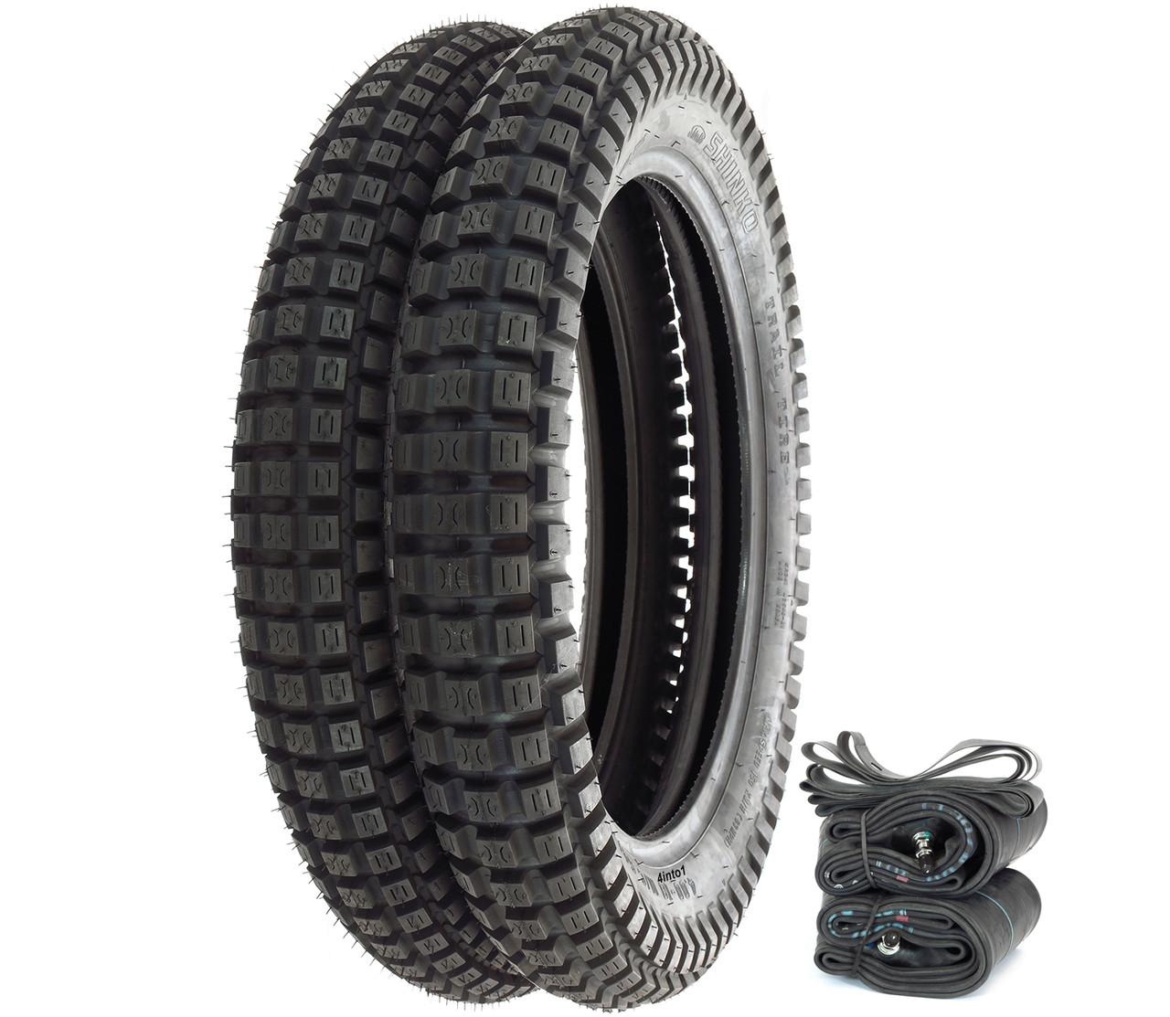 Shinko SR241 Trail Tire Set - Honda CT90/110/200 CL125A