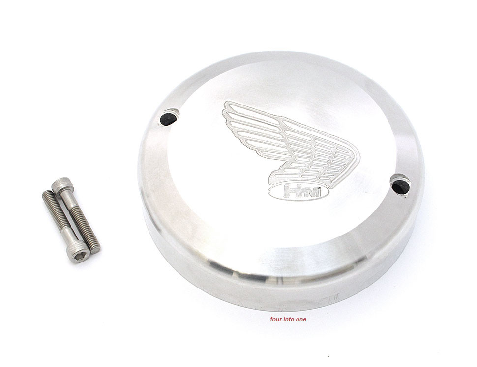 TTR400 Aluminum Anodized Exhaust Flange Set - Silver - CB175 CB350F ...