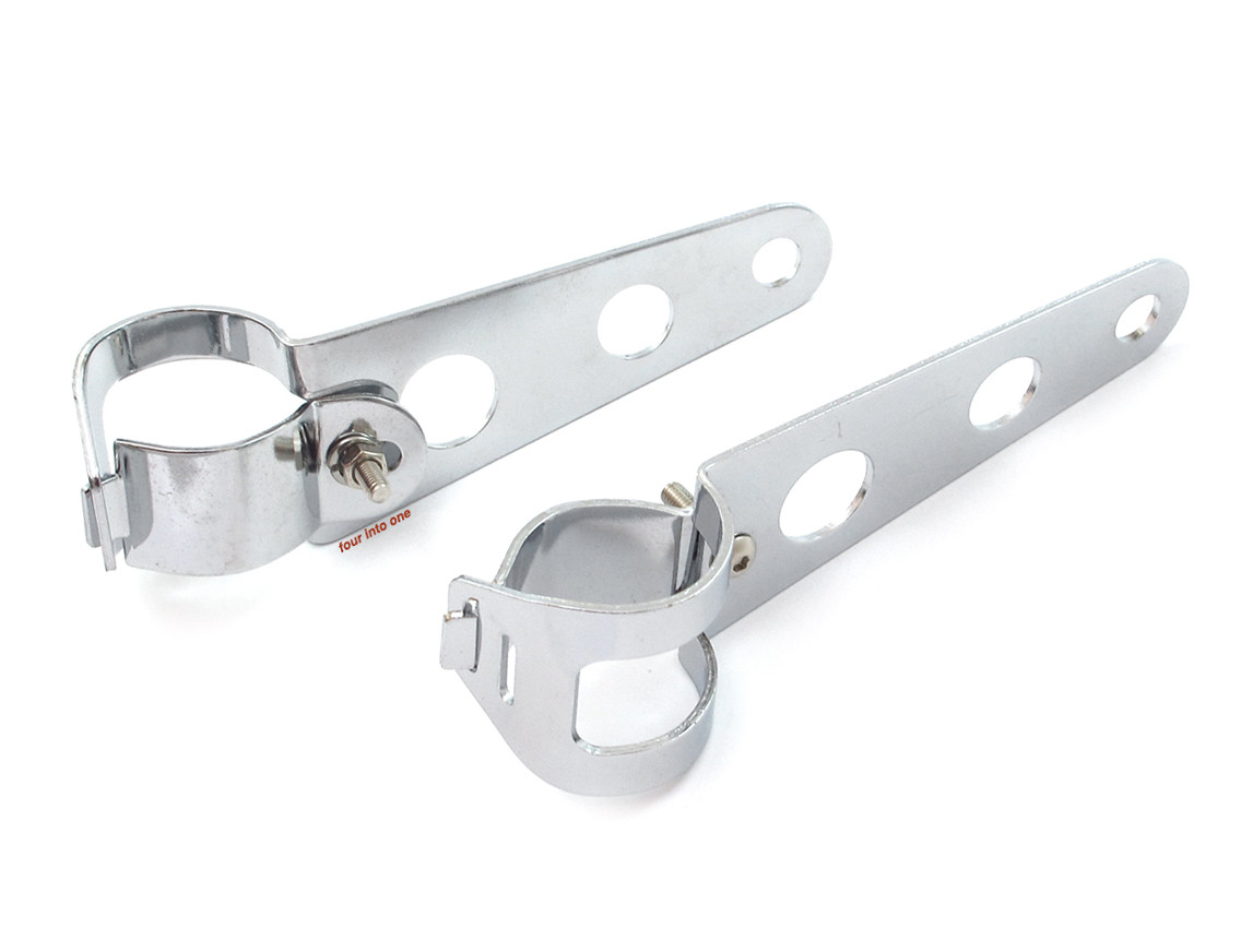 Polished Aluminum Headlight Brackets