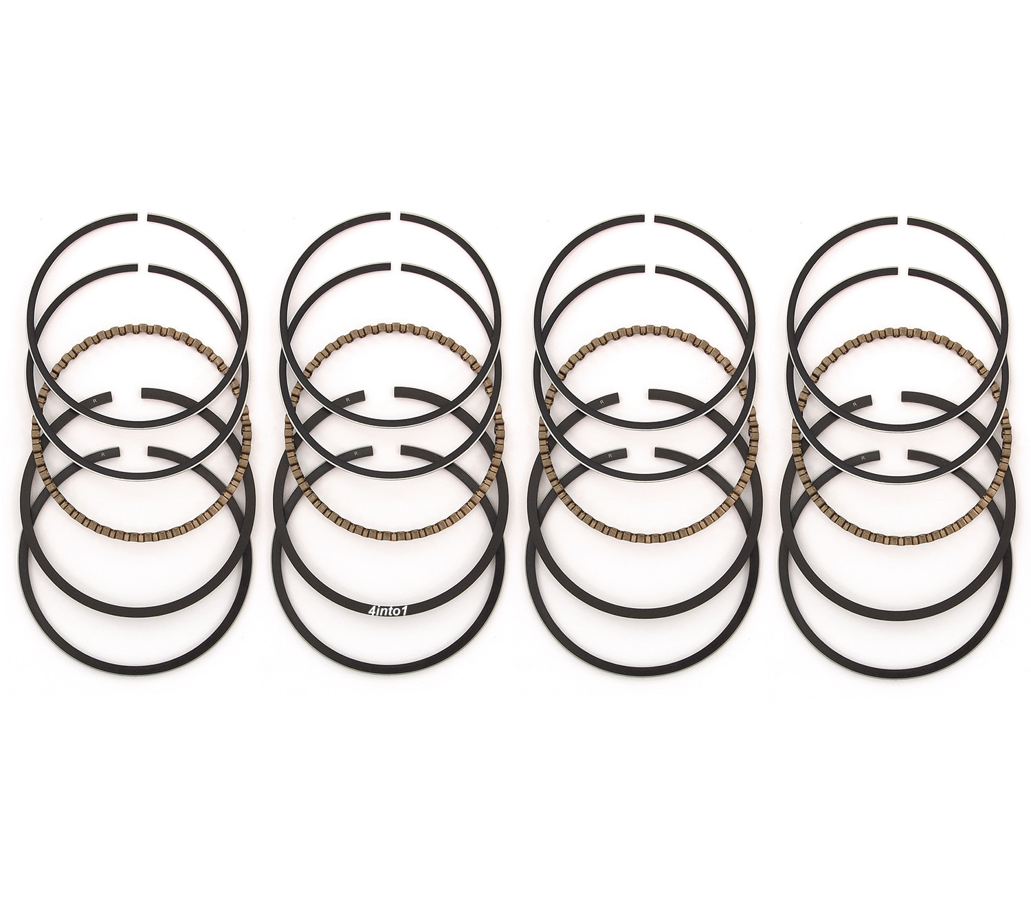 Set of 4 - Piston Ring Sets - Standard - 13011-300-024 - Honda CB750 ...