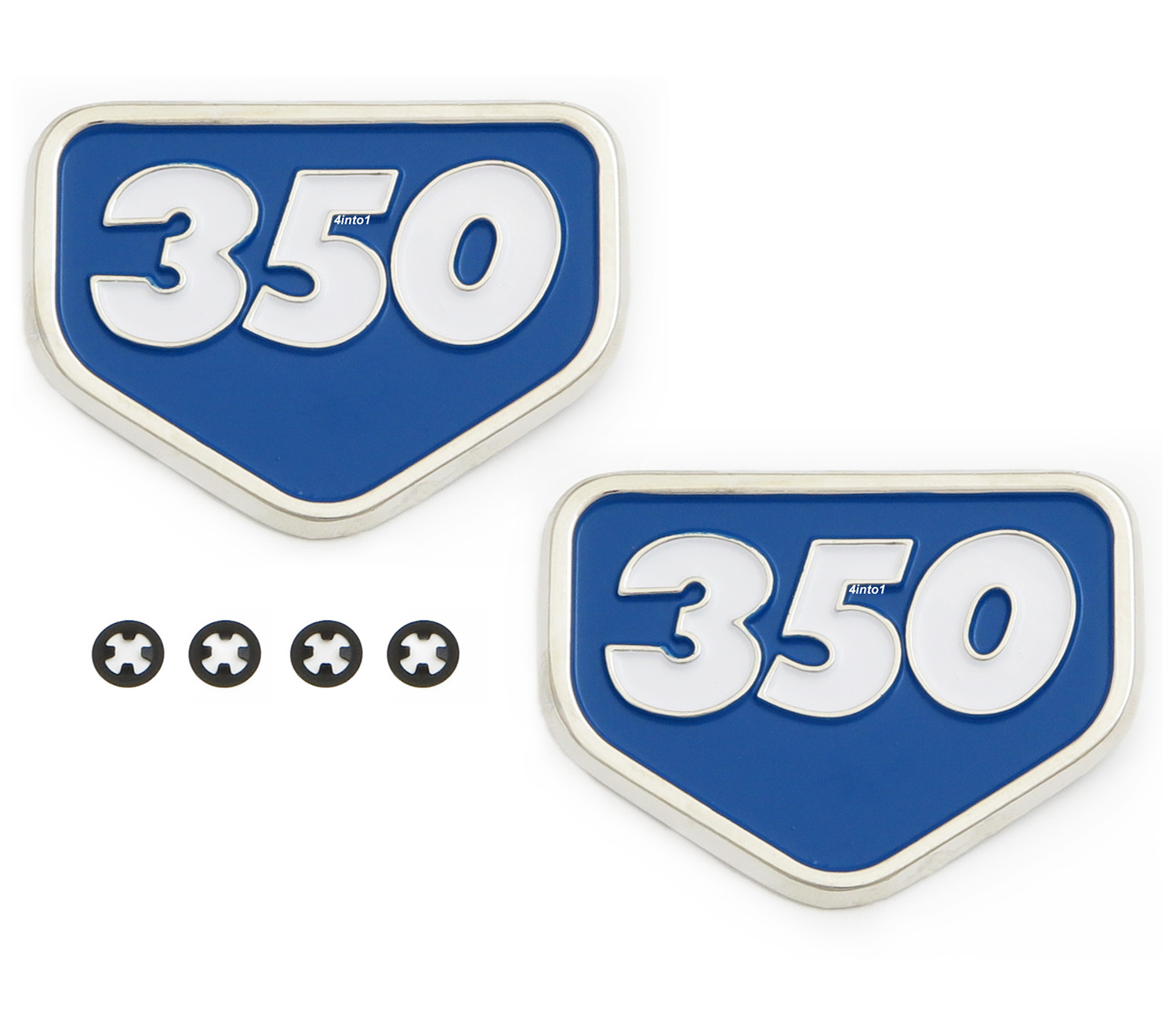 Set of 2 - Side Cover Emblems - Sardine Blue - 87128-287-010AS - Honda ...