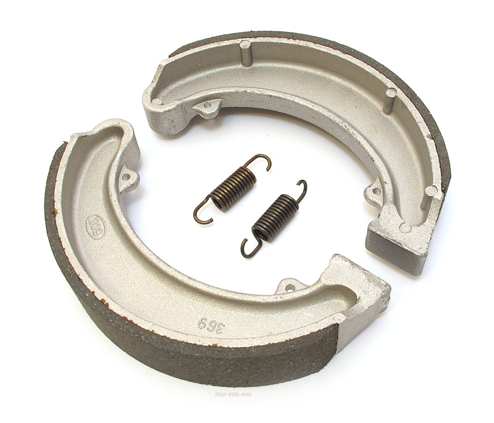EBC Grooved Rear Brake Shoes - 315G - Honda CB350 CB360 CB400