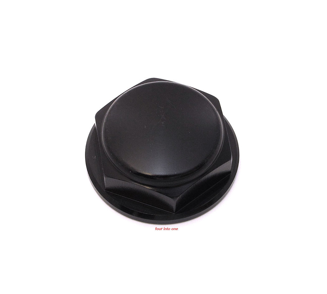 TTR400 Anodized Aluminum Honda Steering Stem Nut - Black