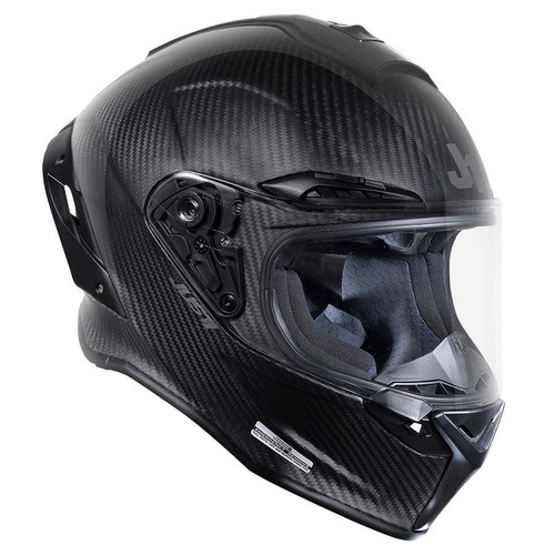 JUST1 J-GPR Full Face Motorcycle Helmet - Gloss Carbon - Medium (CLOSEOUT)