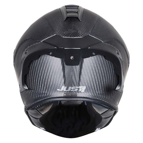 JUST1 J-GPR Full Face Motorcycle Helmet - Gloss Carbon - Medium (CLOSEOUT)