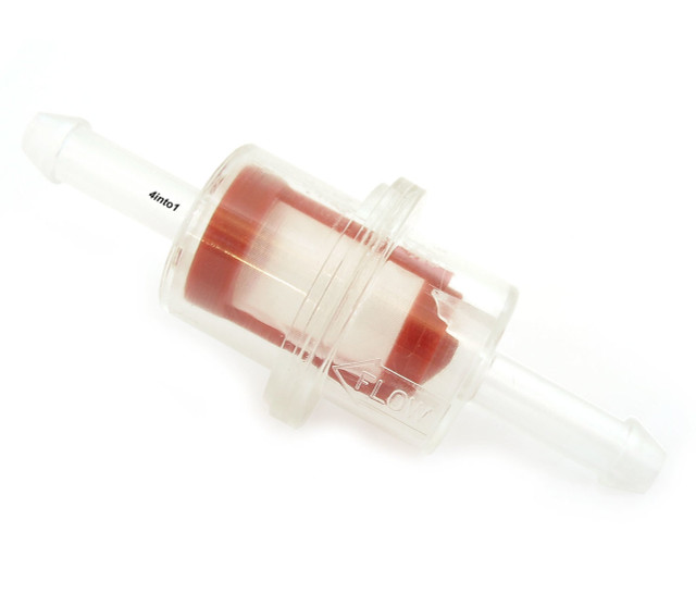 Walbro Clear In-Line Fuel Filter - 1/4"