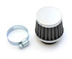 Set of 4 Small Chrome Pod Filters - 39mm - Honda CB500 CB550 CB750
