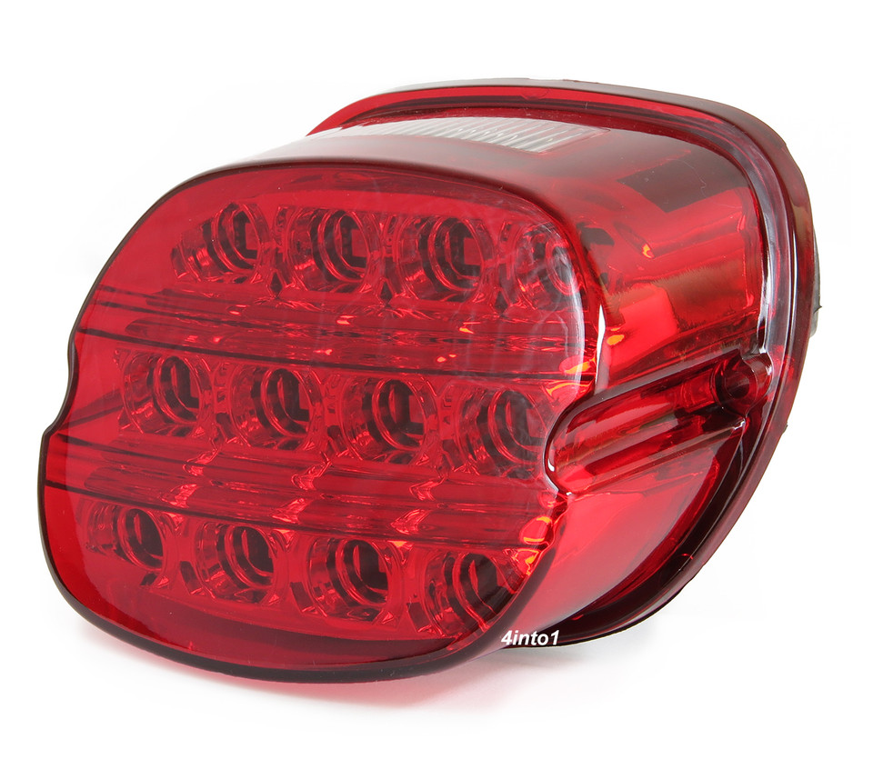 LED Tail Light Assembly - Red - Harley Davidson
